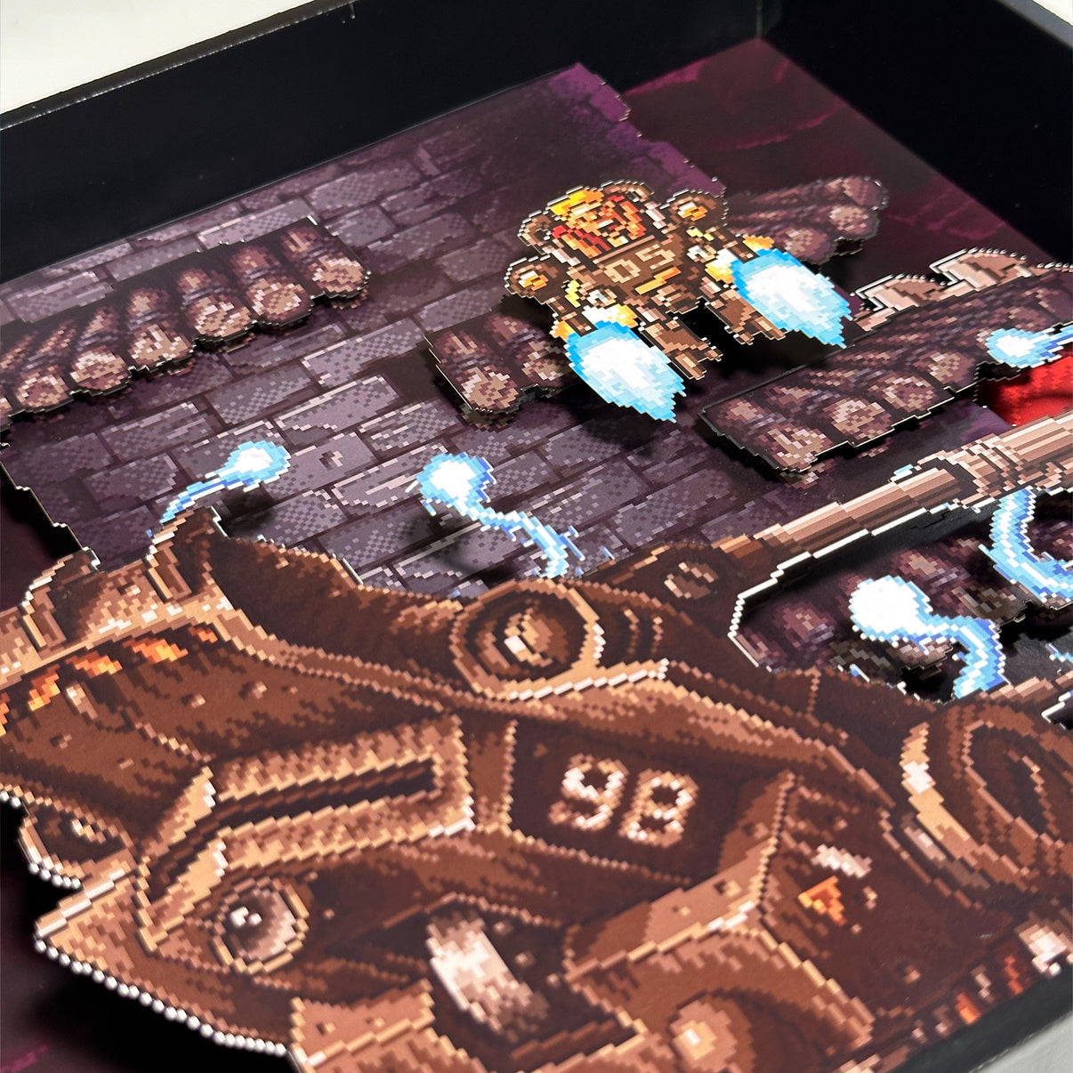 Metal Slug 2 - Aeshi Nero - 3D painting – Cuadros Pixel